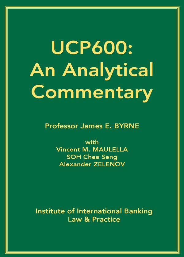 UCP600 An Analytical Commentary | Hardcover Book | IIBLP Shop